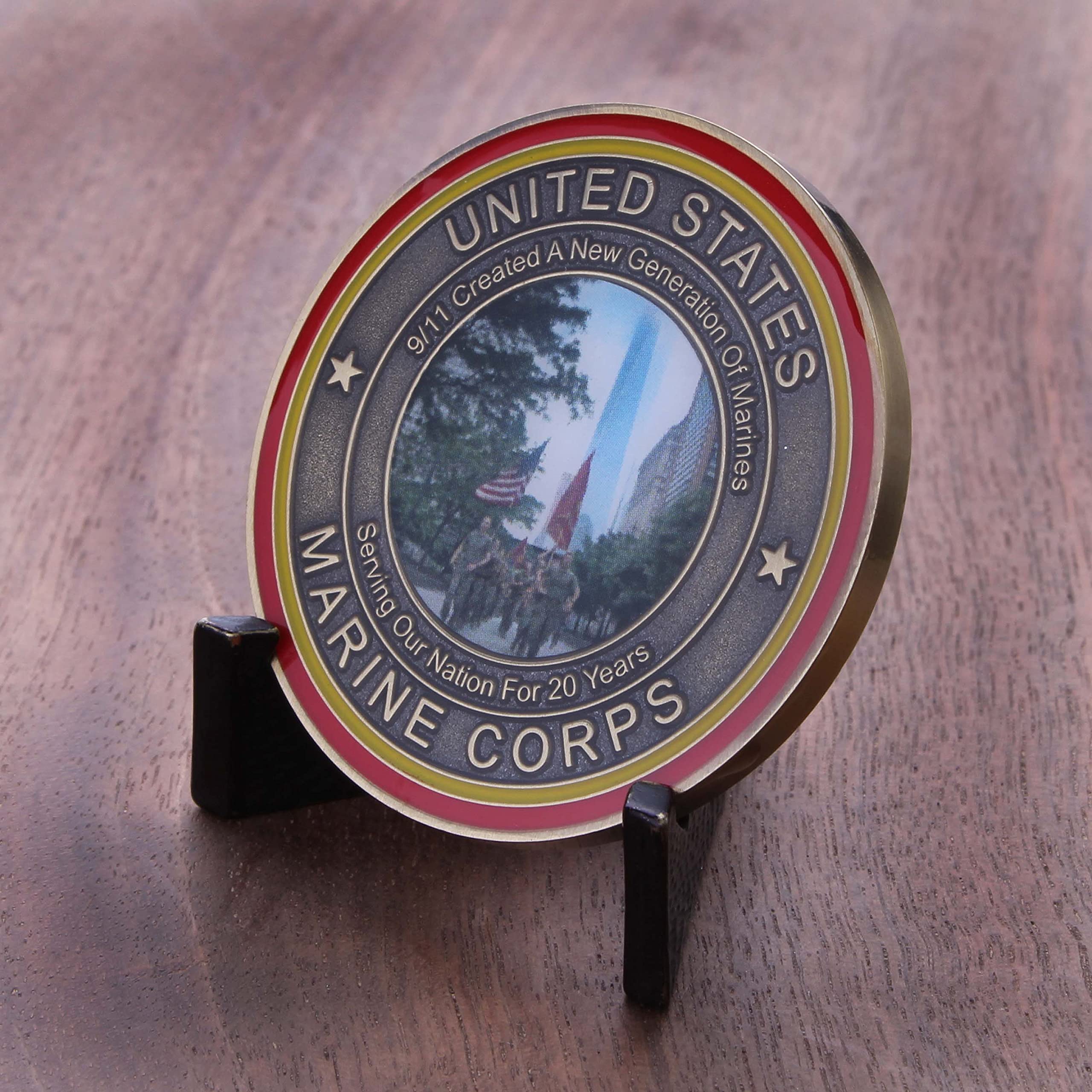 2021 Marine Corps Birthday Ball Challenge Coin! 9-11 Tribute USMC Bday Custom Coin! Designed for Marines by Marines Semper Fi. Officially Licensed Coin!