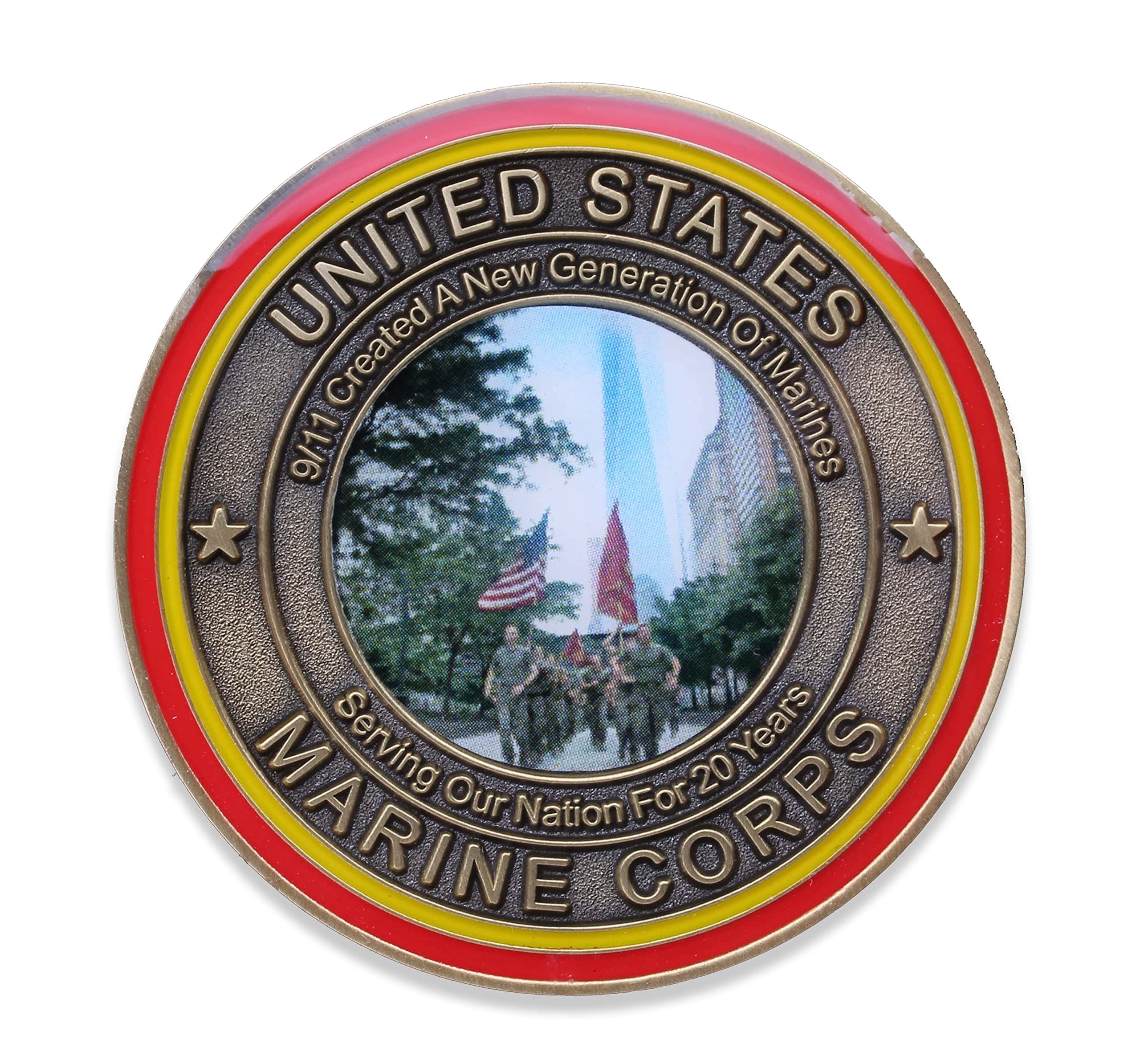 2021 Marine Corps Birthday Ball Challenge Coin! 9-11 Tribute USMC Bday Custom Coin! Designed for Marines by Marines Semper Fi. Officially Licensed Coin!