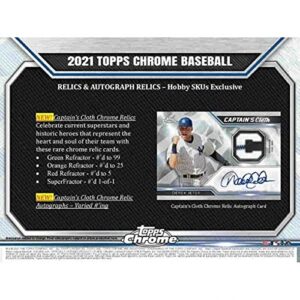 2021 Topps Chrome Baseball Jumbo Box