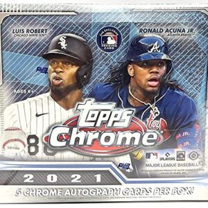 2021 Topps Chrome Baseball Jumbo Box