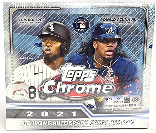 2021 Topps Chrome Baseball Jumbo Box