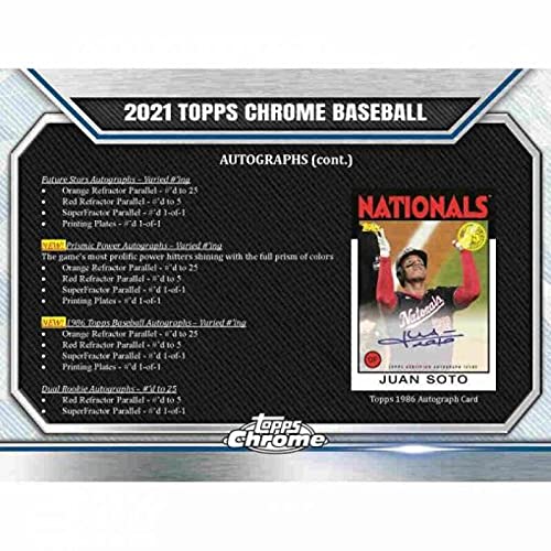 2021 Topps Chrome Baseball Jumbo Box