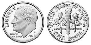 2020 s roosevelt clad proof dime proof