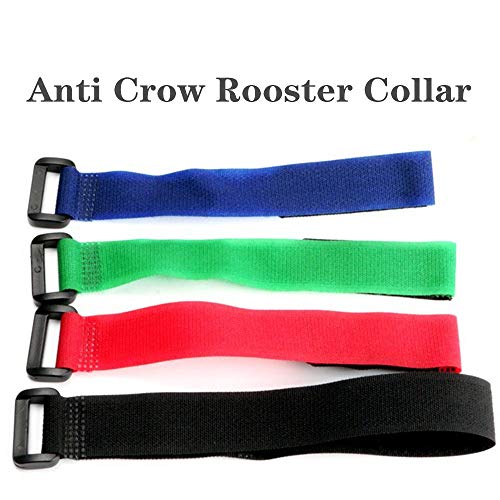 Tkocisa 8 Pack No Crow Rooster Collars, Chicken Collar Anti-Hook Noise Free Neckband No Crow Noise Neck Belt for Roosters - Prevent Chickens from Screaming, Disturbing Neighbors