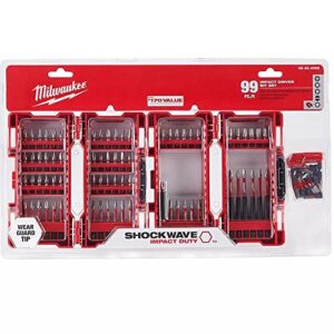 milwaukee impact driver bit set (99 pc./p.)