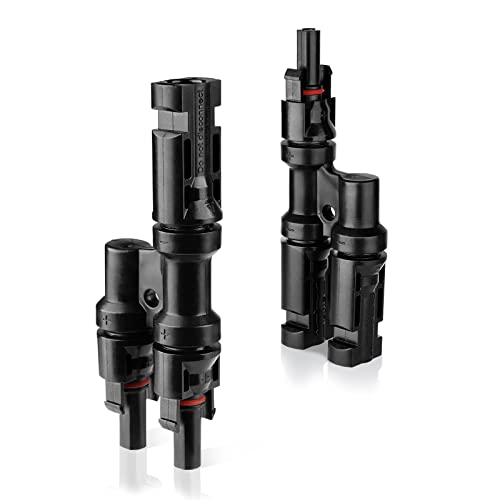 HQST Branch Connectors Y Connector in Pair MMF+FFM for Parallel Connection Between Solar Panels (1 Pair)