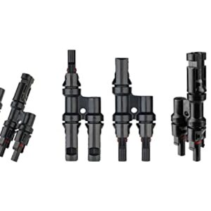 HQST Branch Connectors Y Connector in Pair MMF+FFM for Parallel Connection Between Solar Panels (1 Pair)