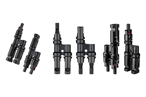 HQST Branch Connectors Y Connector in Pair MMF+FFM for Parallel Connection Between Solar Panels (1 Pair)