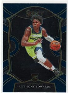 2020 panini select anthony edwards blue concourse level rookie card