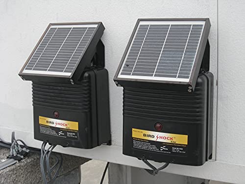 Bird Barrier Solar Charger – 12V Solar Power Bank with Bottom Connectors – Powers 500ft Track – User-Friendly On Off Switch – Ideal Solar Battery Charger for Smaller Projects