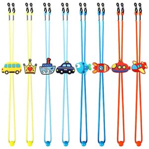 banballon kids glasses strap adjustable anti-slip eyeglass straps adjuster stretchy sunglass straps string for kids (8pcs) eyewear retainer glasses chain glasses lanyard for girls boys