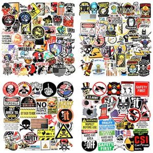 200 pieces hard hat stickers for tool box helmet funny construction vinyl waterproof tool box stickers american patriotic helmet decals for electrician worker helmet hardhat welding union ironworker