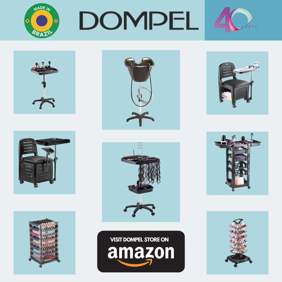 DOMPEL Bundle Wash Unit | Portable Shampoo Bowl | Shampoo Bowl For Sink For Home | Incl. Drain, Faucet Hose & Headrest | Built - Portable Hair Washing Sink & Portable Sink For Washing Hair