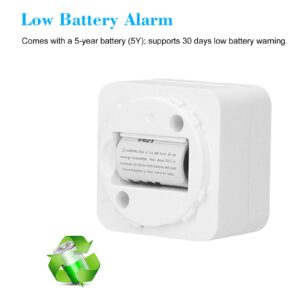 Splenssy Heat Alarm Heat Detector Fixed Temperature 5 Year Battery Powered 85dB Alarm Sound for Home Kitchen Garage