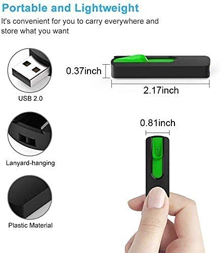 RAOYI 5 Pack 64GB USB Flash Drive, USB 2.0 Memory Stick Thumb Drives Jump Drive Pen Drive for PC Laptop Computer - 64G Multipack