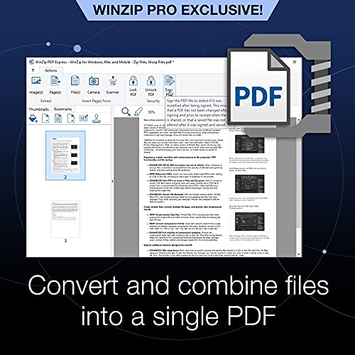 Corel WinZip 26 Pro | Zip Compression, Encryption, File Manager & Backup Software [PC Download] [Old Version]