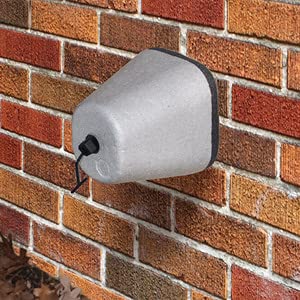 Rocky Mountain Goods Outdoor Faucet Cover for Winter - Insulation Foam for Freezing Sub Zero Temps - Self Sealing Easy Install Tightening Loop - Reusable Outdoor Faucet Cover Protector (1)