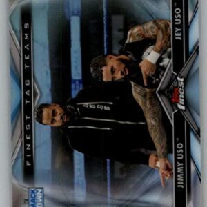 2020 Topps WWE Finest Tag Teams #TT-10 Jimmy Uso/Jey Uso SmackDown Wrestling Trading Card