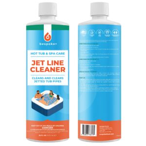 Bespoke+ Spa Jet Cleaner - Hot Tub Flush & Spa Purge Chemical - Fast Acting Spa Jet Line Cleaner for Hot Tubs & Jetted Tub Cleaner - Bathtub Jet Cleaner & Spa Purge Hot Tub Jet Line Cleaner 32oz