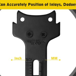 Router Edge Guide for Fixed Base Compact Router (DNP618), Straight Edge Guide for Quickly Attached to Router Fixed Base