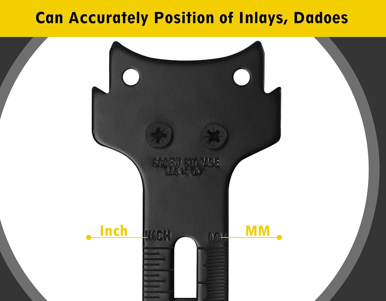 Router Edge Guide for Fixed Base Compact Router (DNP618), Straight Edge Guide for Quickly Attached to Router Fixed Base