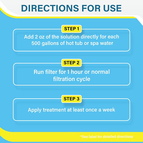 Spa Stain and Scale Control for Hot Tub, Spa Descaler, Stain Scale Remover & Spa Scale Defense for HotTub Hardness Control & Spa Hardness Decreaser & Alkalinity Decreaser Water Softener (1-Quart)