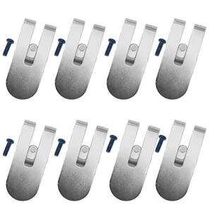 8pcs n435687 belt hook clip with glue dispensing anti loosening screw for dewalt dcf620 dcf620b dcf622 drywall screwgun