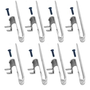 8PCS N435687 Belt Hook Clip with Glue dispensing anti loosening screw for DeWalt DCF620 DCF620B DCF622 Drywall Screwgun