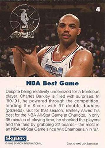 Basketball NBA 1992-93 SkyBox USA #4 Charles Barkley NM Near Mint