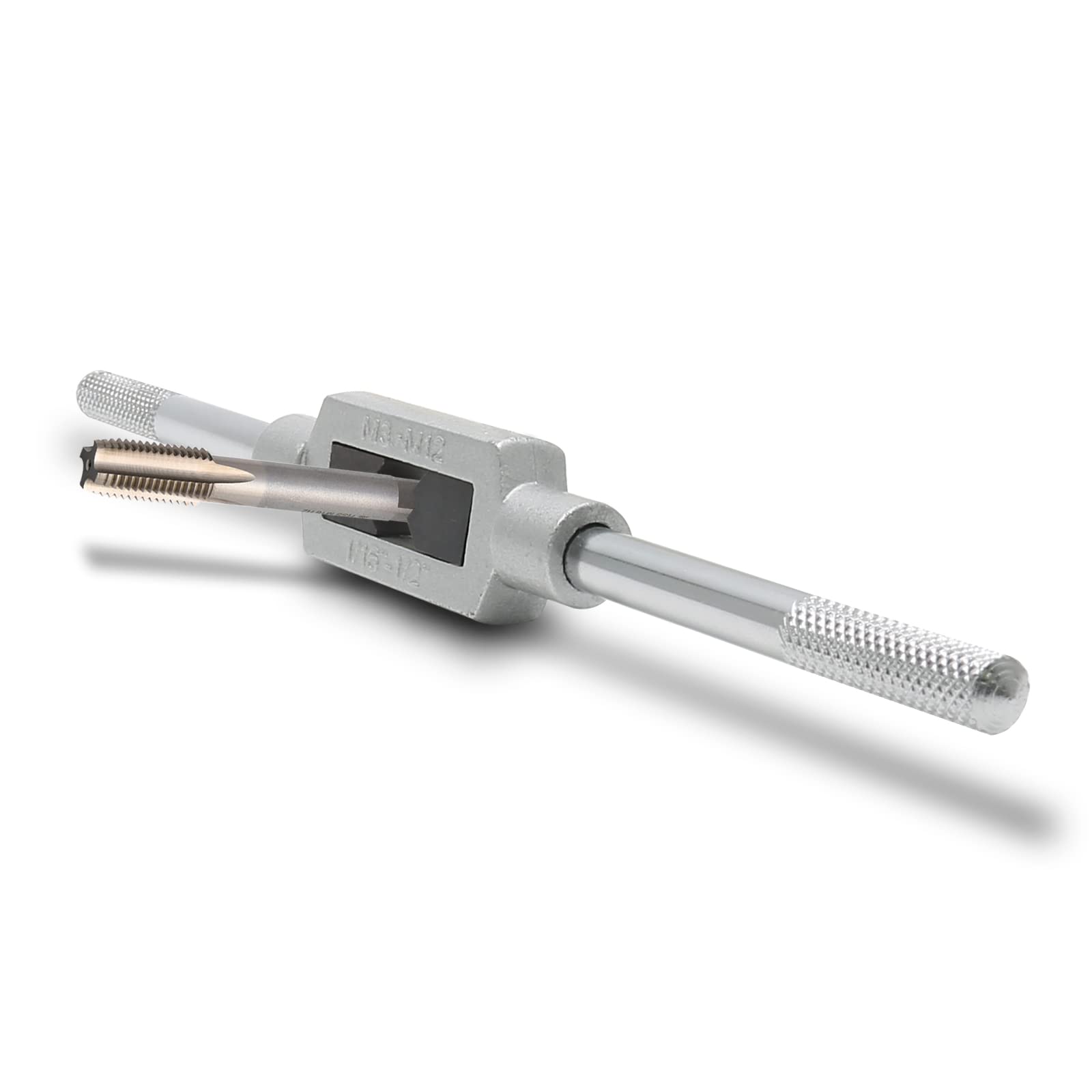 Piutouyar M3-M12 Adjustable Tap Wrench Handle 1/16"-1/2" Tap Handle Reamer Wrench Profesional Tapping Wrench Tool