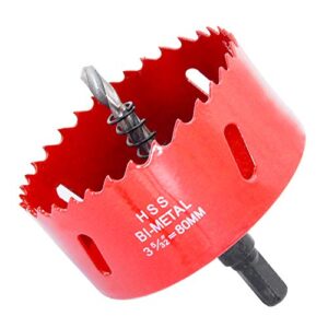 80mm hole cutter laiwei hss bi-metal hole saw&cutter for wood plastic drywall & metal sheet 3-1/8“（80mm）3.15inch