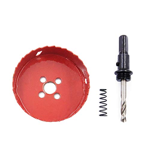 80mm Hole Cutter Laiwei HSS Bi-Metal Hole Saw&Cutter for Wood Plastic Drywall & Metal Sheet 3-1/8“（80mm）3.15inch