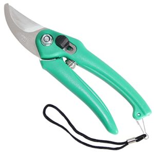 madotree 8 inch garden pruning shears,sk5 blade pruning scissors,for cutting flowers, trimming plants, bonsai and fruits picking