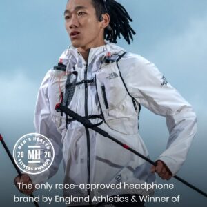 SHOKZ OpenRun Mini (AfterShokz Aeropex Mini) -Bone Conduction Open-Ear Bluetooth Sport Headphones - Waterproof Wireless Earphones for Workouts and Running - Built-in Mic, with Headband