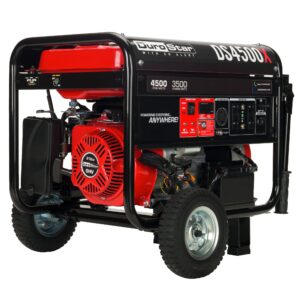 durostar ds4500x 4,500-watt/3,500-watt 210cc electric start portable generator w/co alert