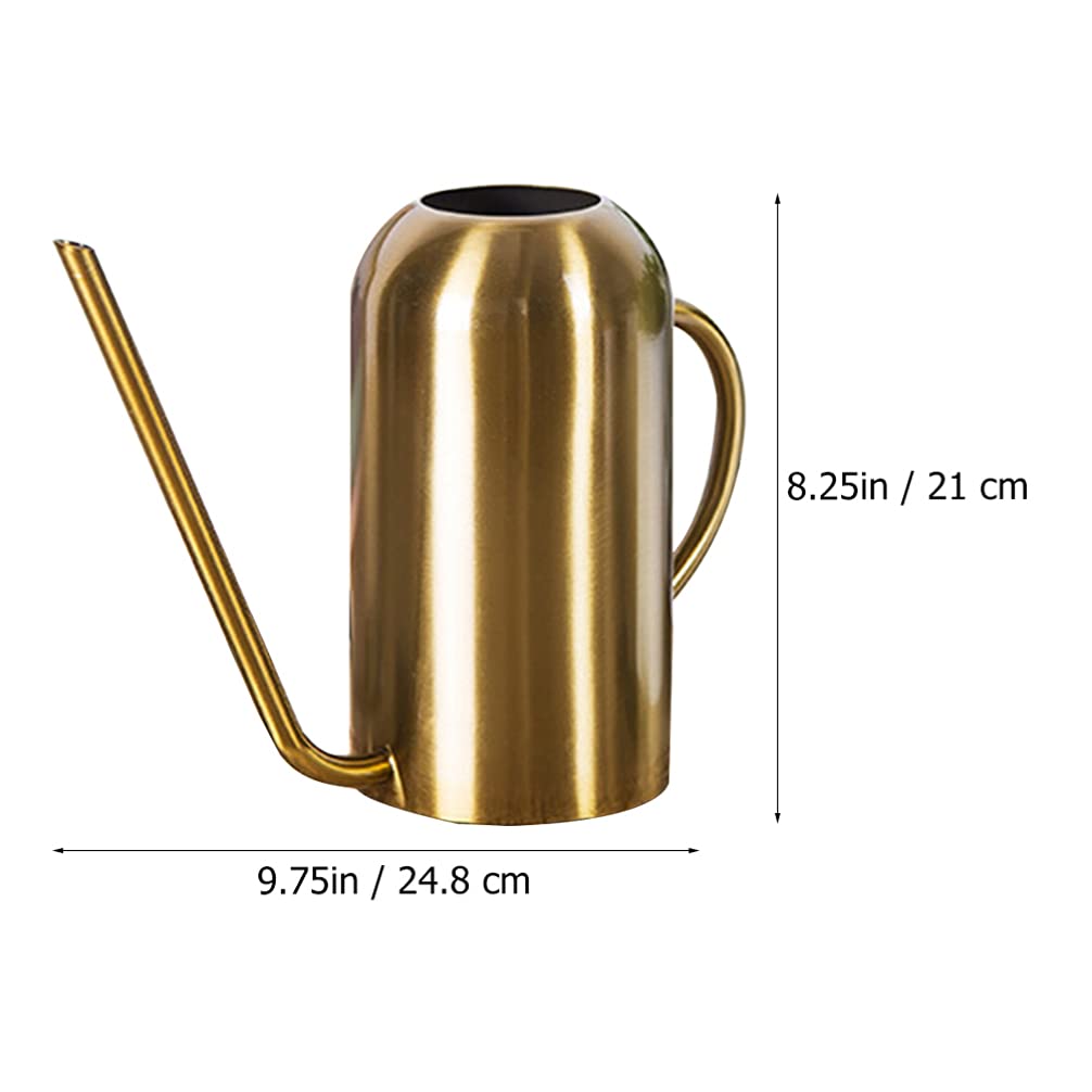 1pc Stainless Steel Watering Can Small Kids Watering Can Flower Watering Pot Spout Watering Pot Garden Water Pot Garden Watering Can Hand Watering Can Water The Flowers Tool Child