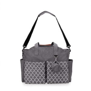 Korolev Nurse Bag for Work, Nurse Tote Bag, Nursing Bag with Multiple Pockets for Nurse and Working Women, Gray