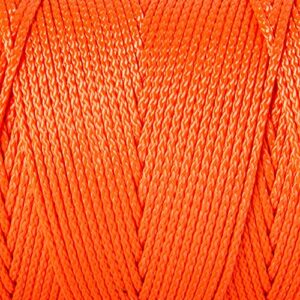 HONGDA Mason Line, 1000 Feet #18 Braided Nylon Mason line String Perfect for Masonry Jobs and for The Layout of General Construction, Gardening, DIY Project, Fluorescent Orange