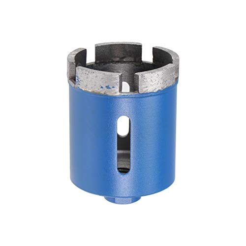 uxcell 50mm Sintered Diamond Core Drill Bits Hole Saws, Dry or Wet Drilling for Brick Concrete Block Masonry Marble, for M10 Angle Grinder