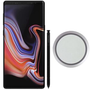 samsung galaxy note 9 (128gb, 6gb) 6.4", snapdragon 845, ip68 water resistant, global 4g lte (gsm + cdma) at&t unlocked - n960u (fast wireless pad bundle, midnight black) (renewed)