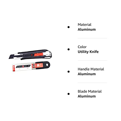 Retractable Utility Knife with 11 Breakable Blades, Sturdy and Practical Simple Structure snap off utility knife boxcutter 18mm knife. (utility knife)