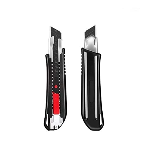 Retractable Utility Knife with 11 Breakable Blades, Sturdy and Practical Simple Structure snap off utility knife boxcutter 18mm knife. (utility knife)