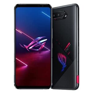 ASUS ROG Phone 5S ZS676KS 5G Dual 256GB 12GB RAM Factory Unlocked (GSM Only | No CDMA - not Compatible with Verizon/Sprint) International Version - Black