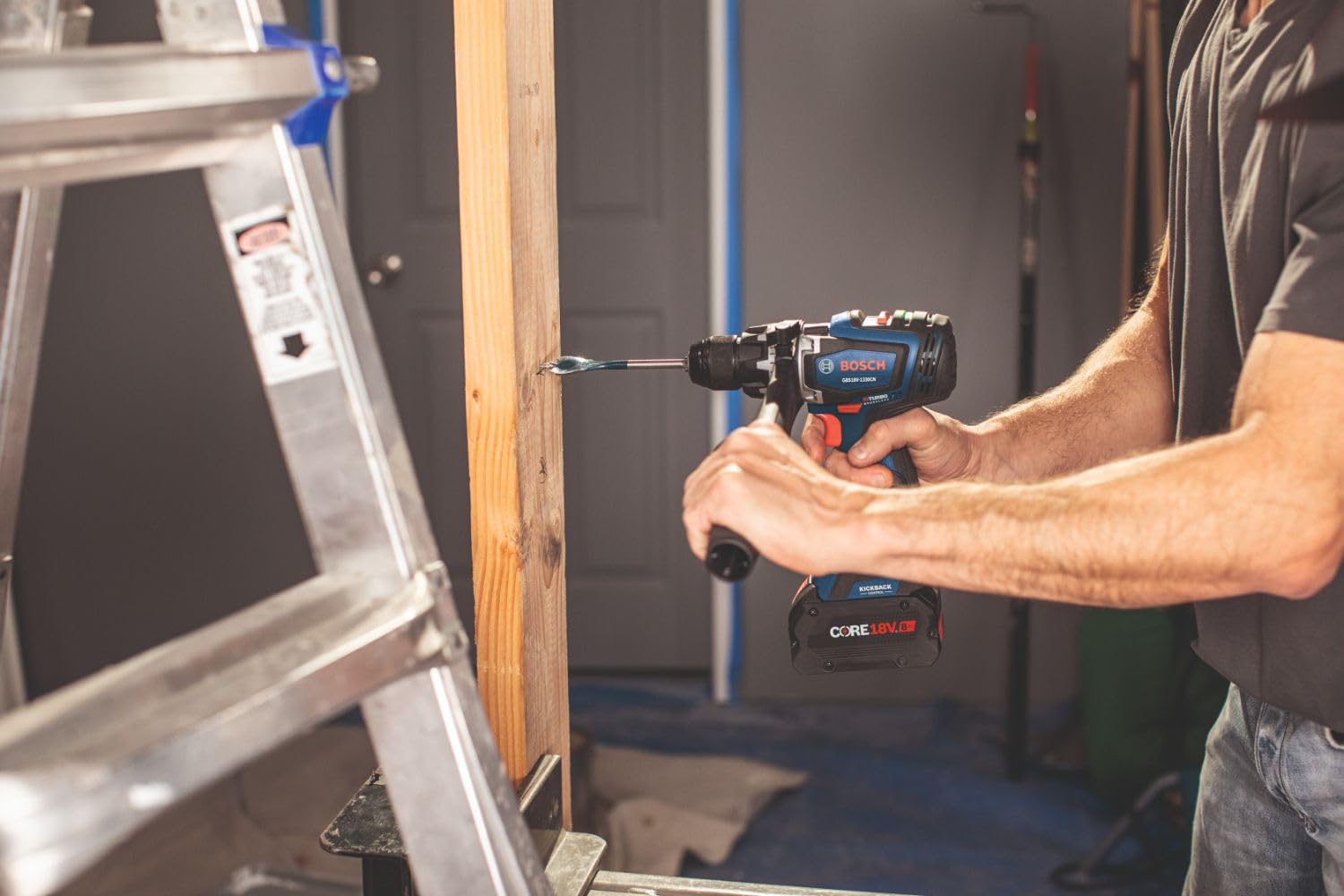 BOSCH GSB18V-1330CN PROFACTOR™ 18V Connected-Ready 1/2 In. Hammer Drill/Driver (Bare Tool)