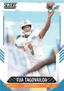 2021 score #28 tua tagovailoa miami dolphins nm-mt nfl football