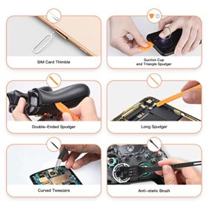 JOREST 33Pcs Precision Screwdriver Set, Tool Kit with Security Torx T5 T6 T8 T9, Triwing Y00, Star P5, etc, Repair for Ring Doorbell, Laptop, Switch, PS4, Xbox, Macbook, iPhone, Watch, Glasses, etc