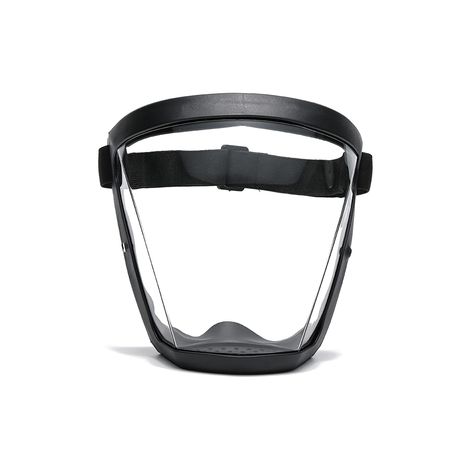 Banxian Super Protective Face Shield,Anti Fog Mask,Adult Clear Face Shield,Plastic Face Mask （Black）