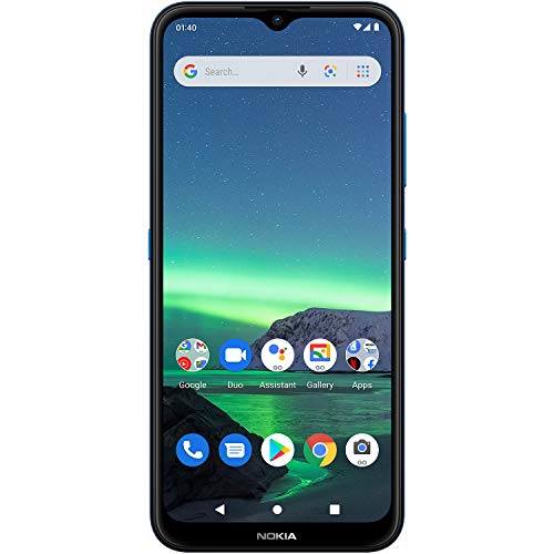 Nokia 1.4 | Android 10 (Go Edition) | Unlocked Smartphone | 2-Day Battery | International Version | 2/32GB | 6.51-Inch Screen | Fjord Blue