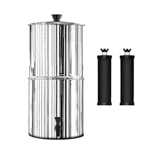 mlol gravity filter system water filtration bucket with 2 purification elements water filter-default