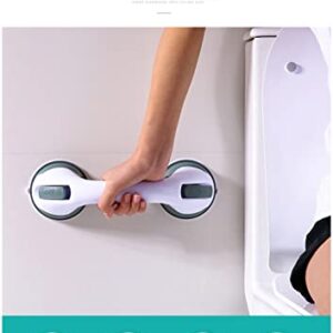 Aladding Shower Handle -12 inch Bathroom Rod, Handles Suction, Grab bar,Over-Blue Lock Safety Suction Cup, Elderly Handle, Auxiliary Supplies（2pcs）, hk-7